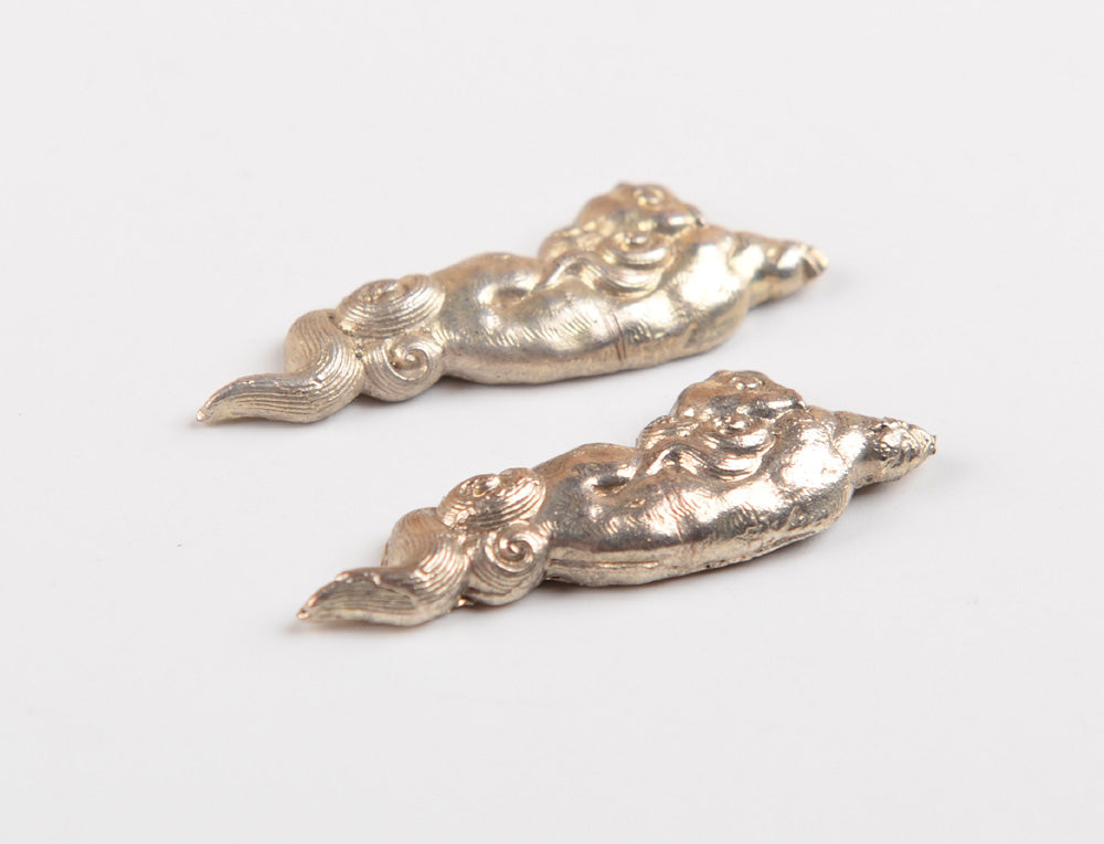 Brass Plated Gold/Silver Menuki For Japanese Samurai Swords MEG19 – SHIJIAN