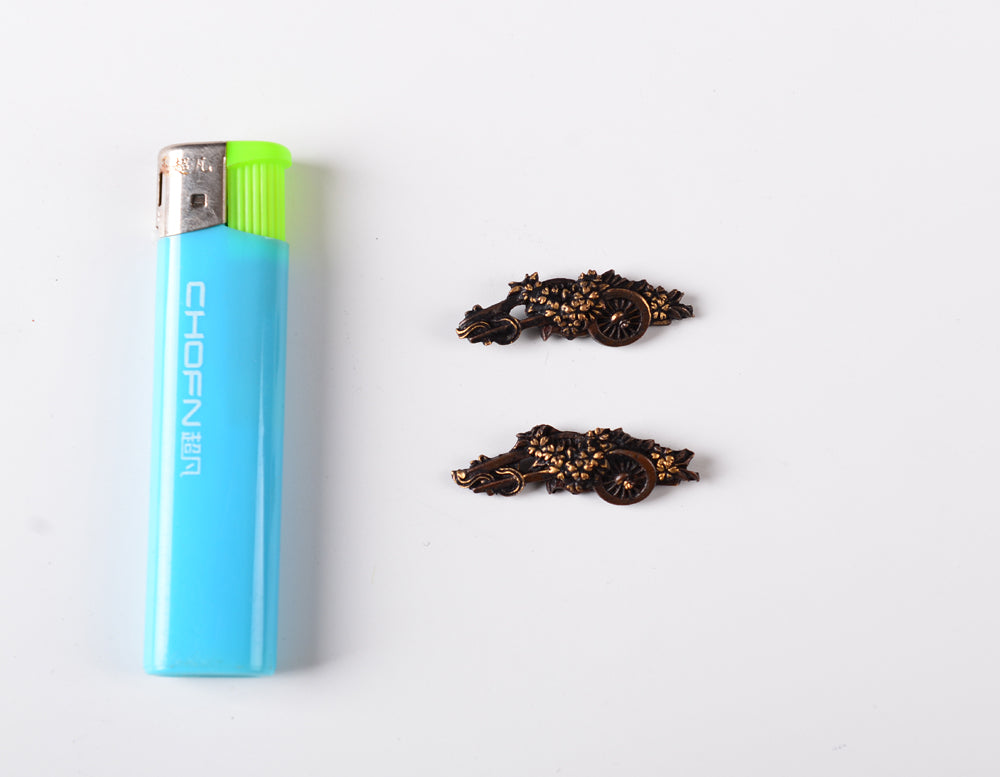 Brass Plated Gold/Silver Menuki For Japanese Samurai Swords MEG14 – SHIJIAN